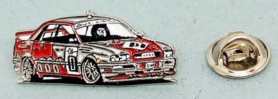 Audi Pin Audi 80 B4 Silver Red Motorsport - Dimensions 32x14mm | eBay
