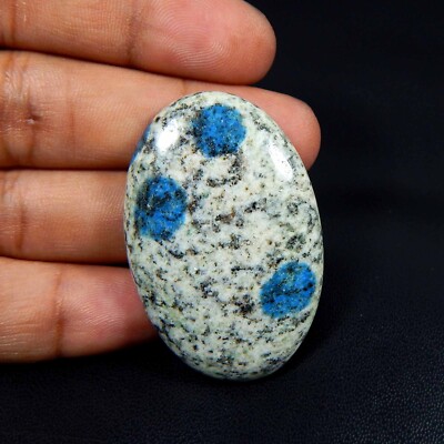Natural Blue K2 Azurite Jasper Cabochon Oval Shape Loose Gemstone 79 ...
