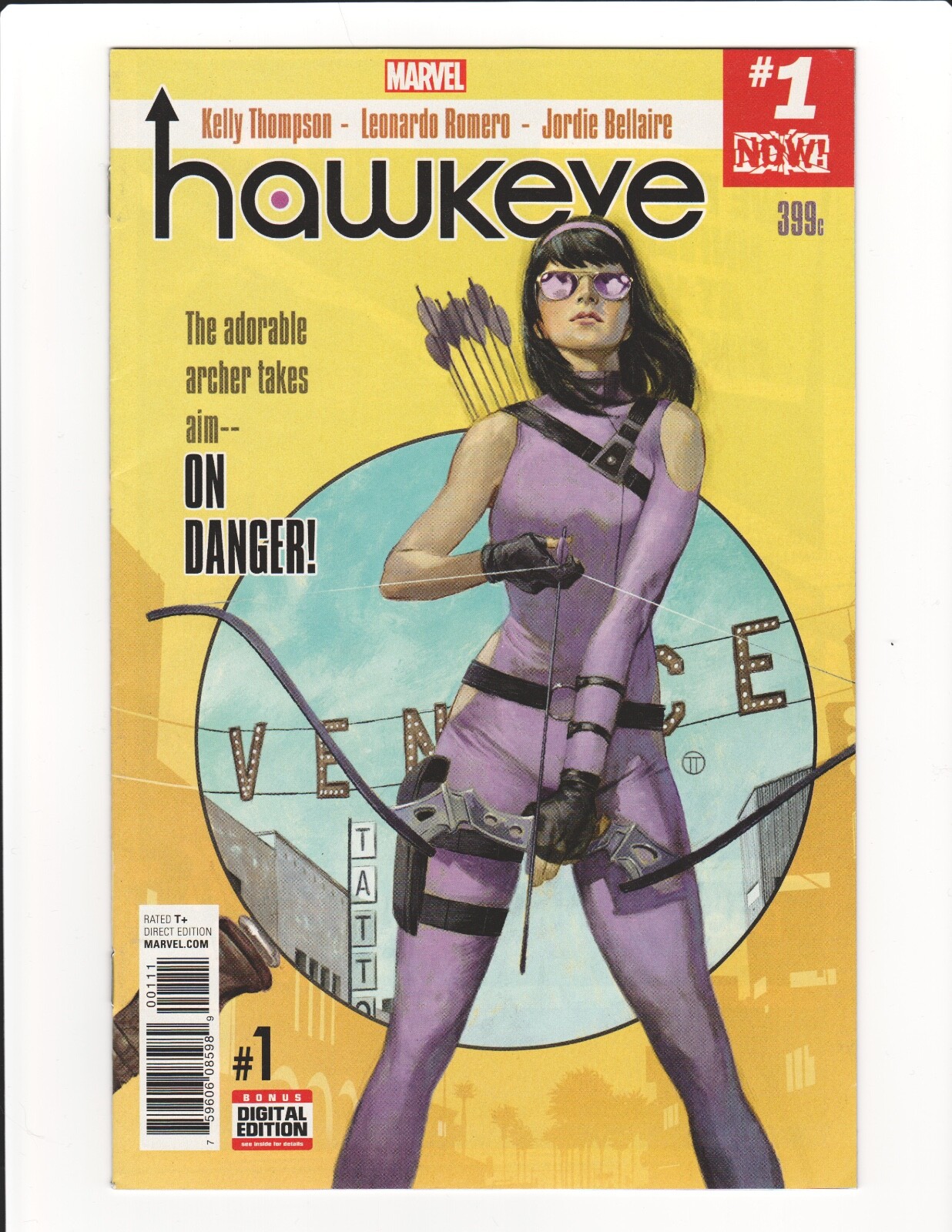 HAWKEYE 1 MARVEL COMICS 1ST APP RAMONE WATTS & SOLO KATE BISHOPS 2016 ...
