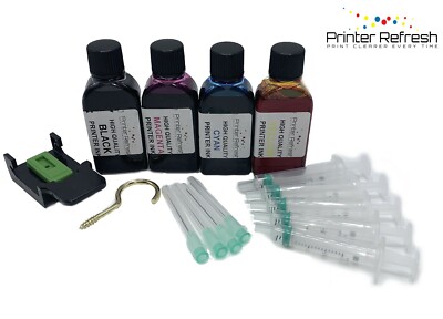 Ink Cartridge Refill Kit Black & Colour For Canon Pixma MP272 MP480 ...