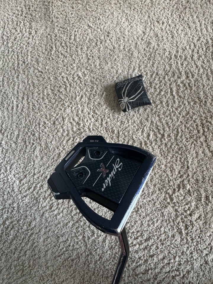 TaylorMade Spider X Putter – 35" – Navy/White – Golf Pride Pro Only Grip – w/ He | eBay