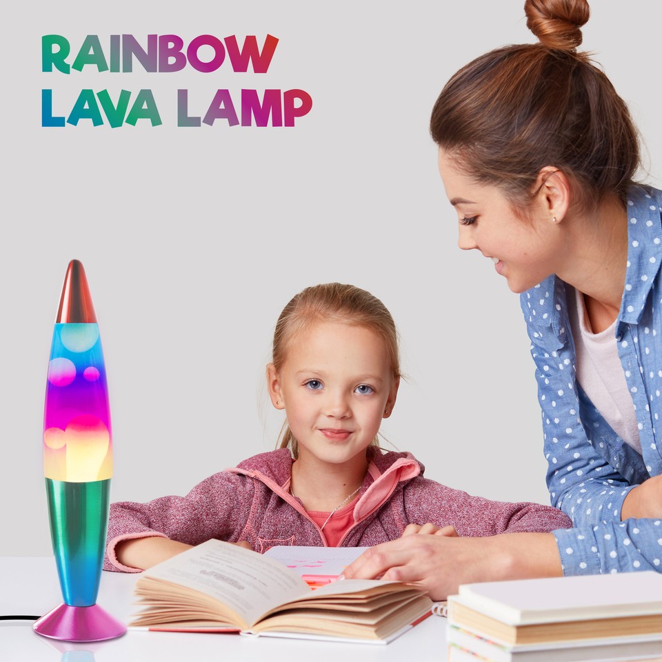 Retro 16" Lava Lamps Relaxing Mood Lights Motion Wax Liquid Relaxation ...