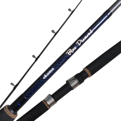 Blue Diamond a Carbon Blend Trolling Rods | eBay