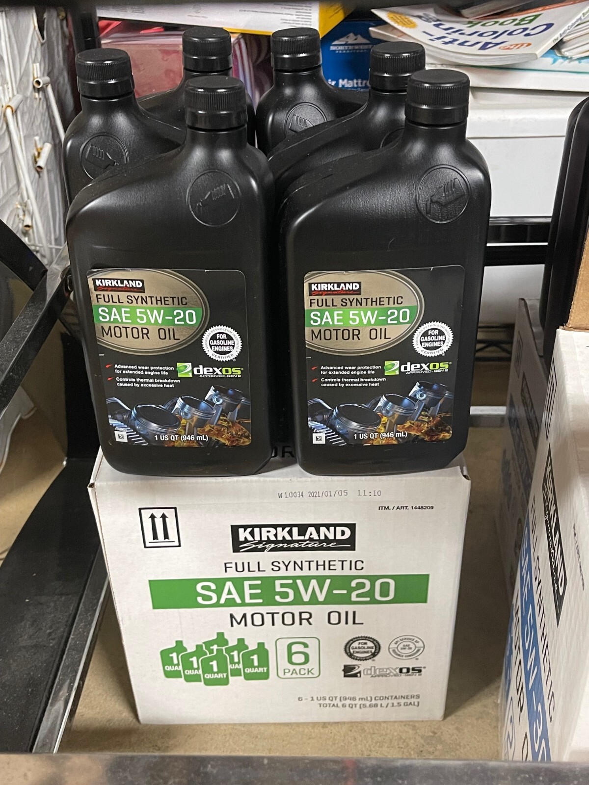 Kirkland Signature 5W-20 Full Synthetic Motor Oil 1-Quart, 12-pack | eBay