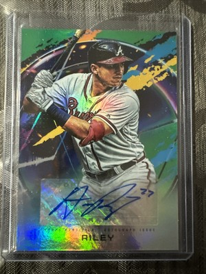 AUSTIN RILEY 11/75 BRAVES ROOKIE AUTO GREEN REFRACTOR 2020 TOPPS FIRE ...