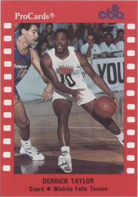 1990-91 ProCards CBA - Derrick Taylor #122 (RC) for sale online | eBay