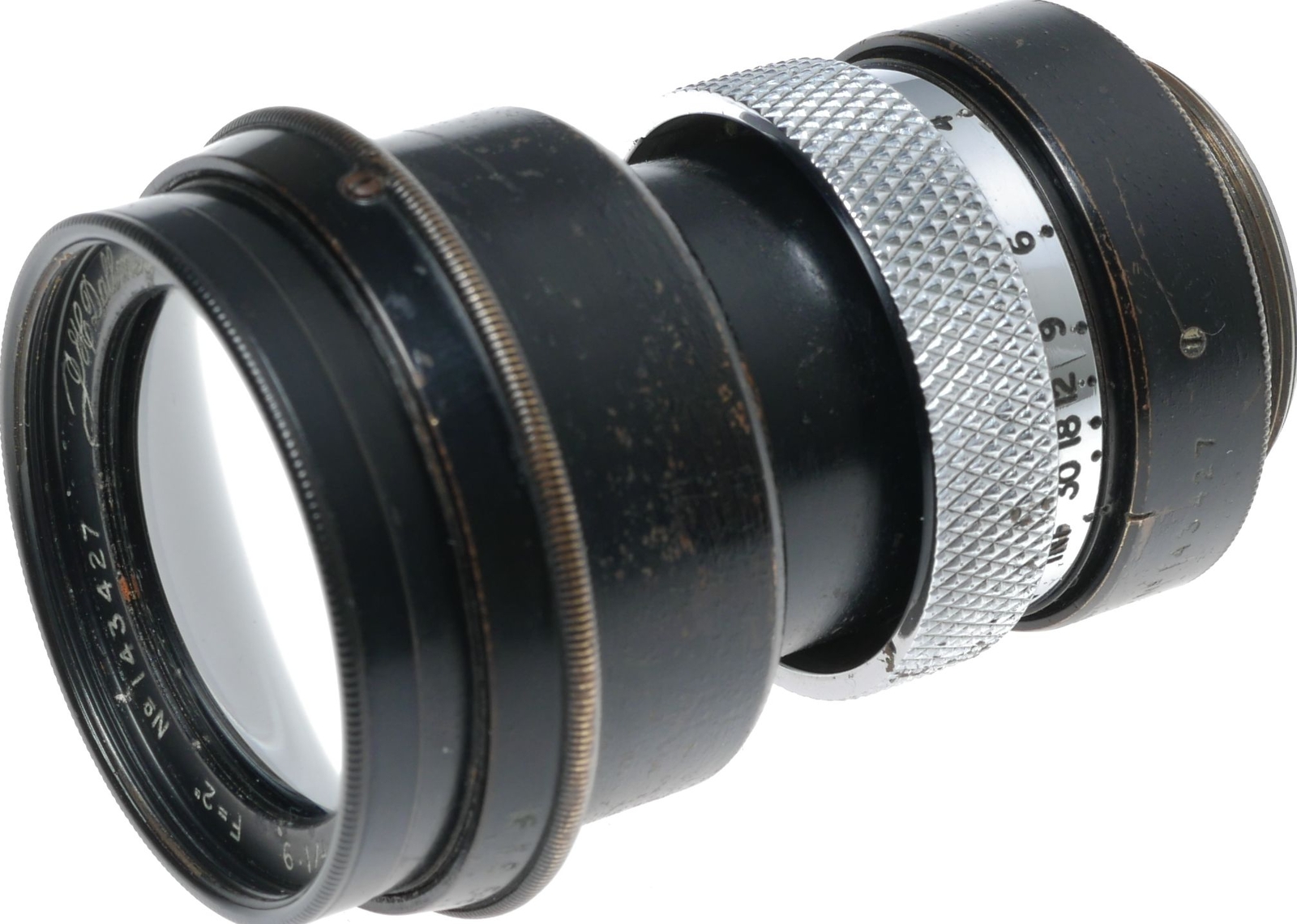 Dallmeyer Kinematograph C-Mount Camera Lens F/1.9 F=2 Inch perfect ...