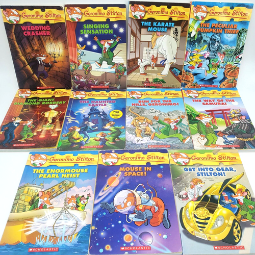 Geronimo Stilton Series Children's Chapter Books Paperback Lot of 11 | eBay