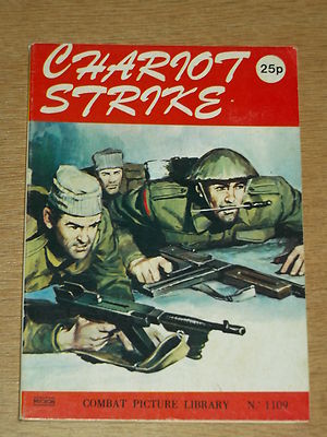 COMBAT PICTURE LIBRARY #1109 BRITISH POCKET WAR COMIC CHARIOT STRIKE ...