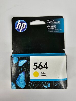 Genuine OEM HP 564 Single Original Yellow Ink Cartridge New Expires May ...