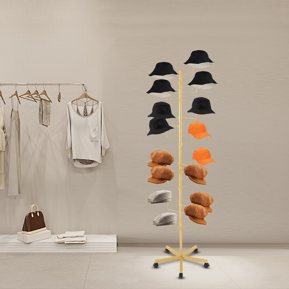 Freestanding Hat Rack Hat Display Rack Hat Display Stand for Home Store ...