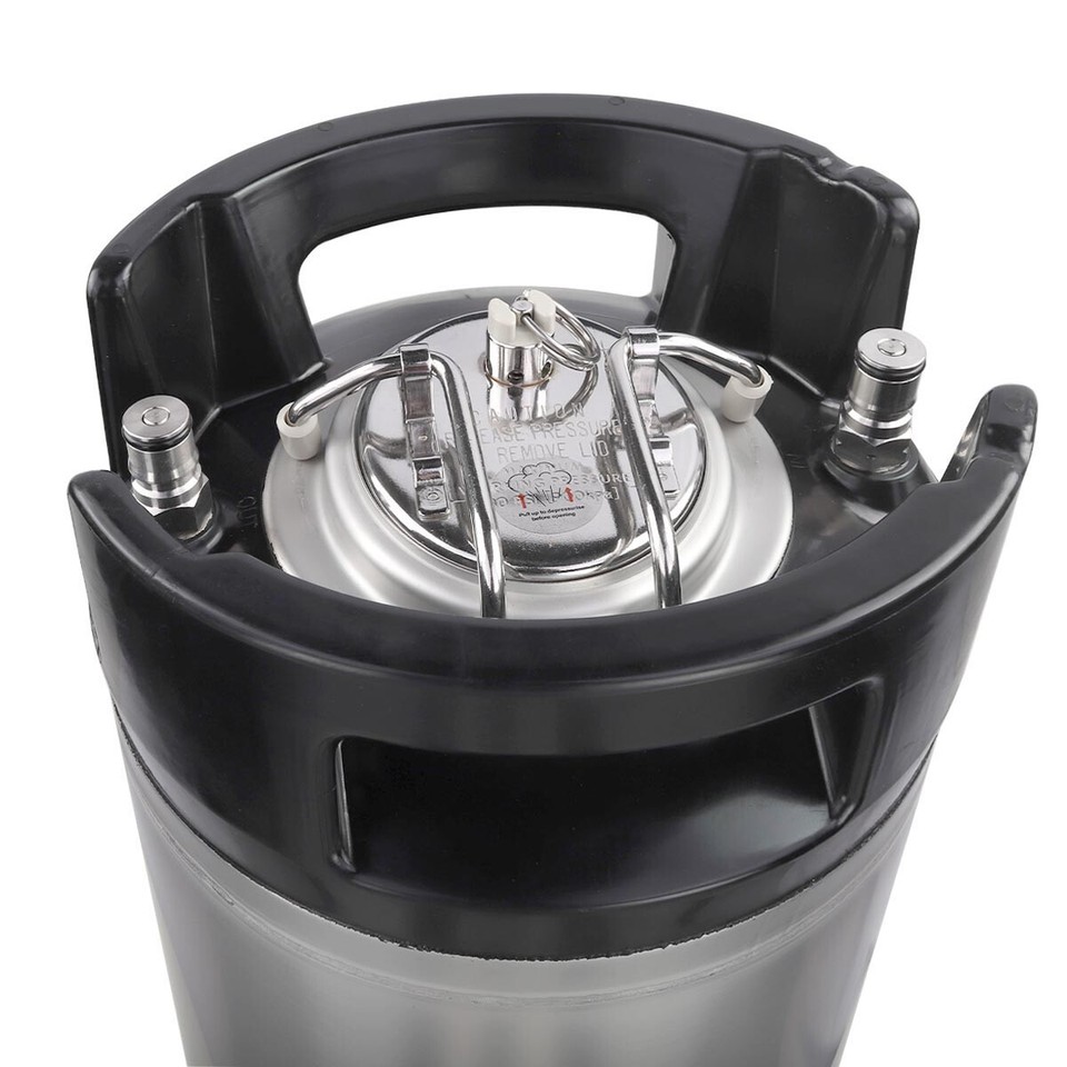 Premium 304 Stainless Steel 19L Litre Cornelius Ball Lock Keg Home Brew ...