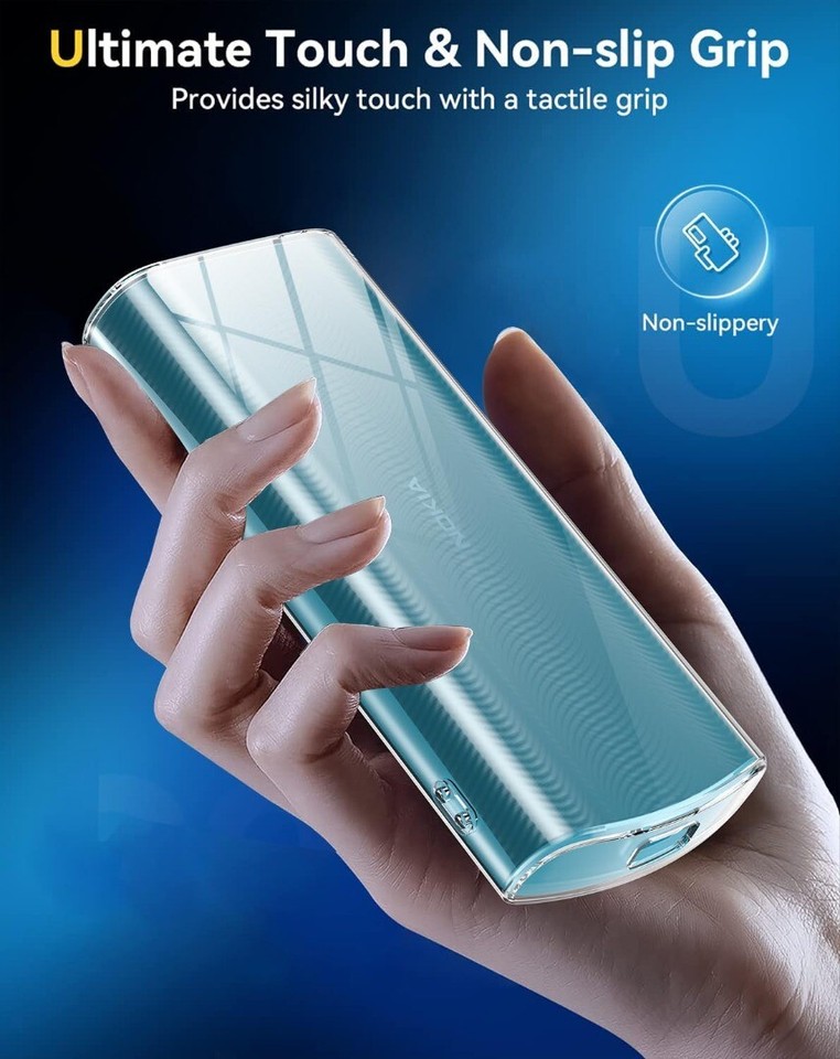 For Nokia 3210 4G (2024) Case, Slim Clear Silicone Shockproof Gel Phone ...