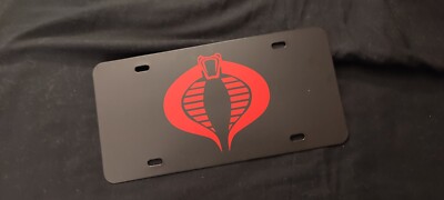 Cobra Commander Plastic License Plate GI Joe | eBay