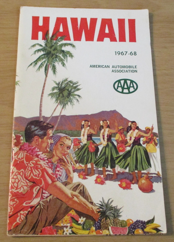 VTG 1967-68 AMERICAN Automobile Association AAA Travel Guide~"HAWAII ...