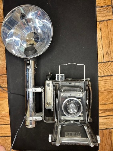 Graflex Speed Graphic Camera with flash | eBay