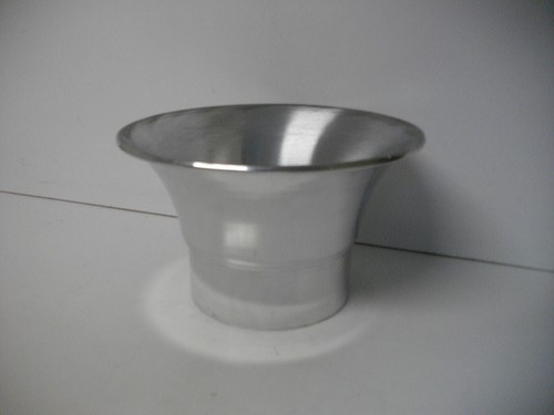 Short Spun Velocity Stack polished aluminum hot rat rod v-drive jet ...