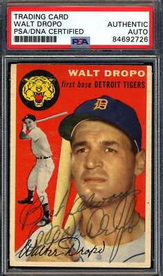 Walt Dropo PSA DNA Signed 1954 Topps Autograph | eBay