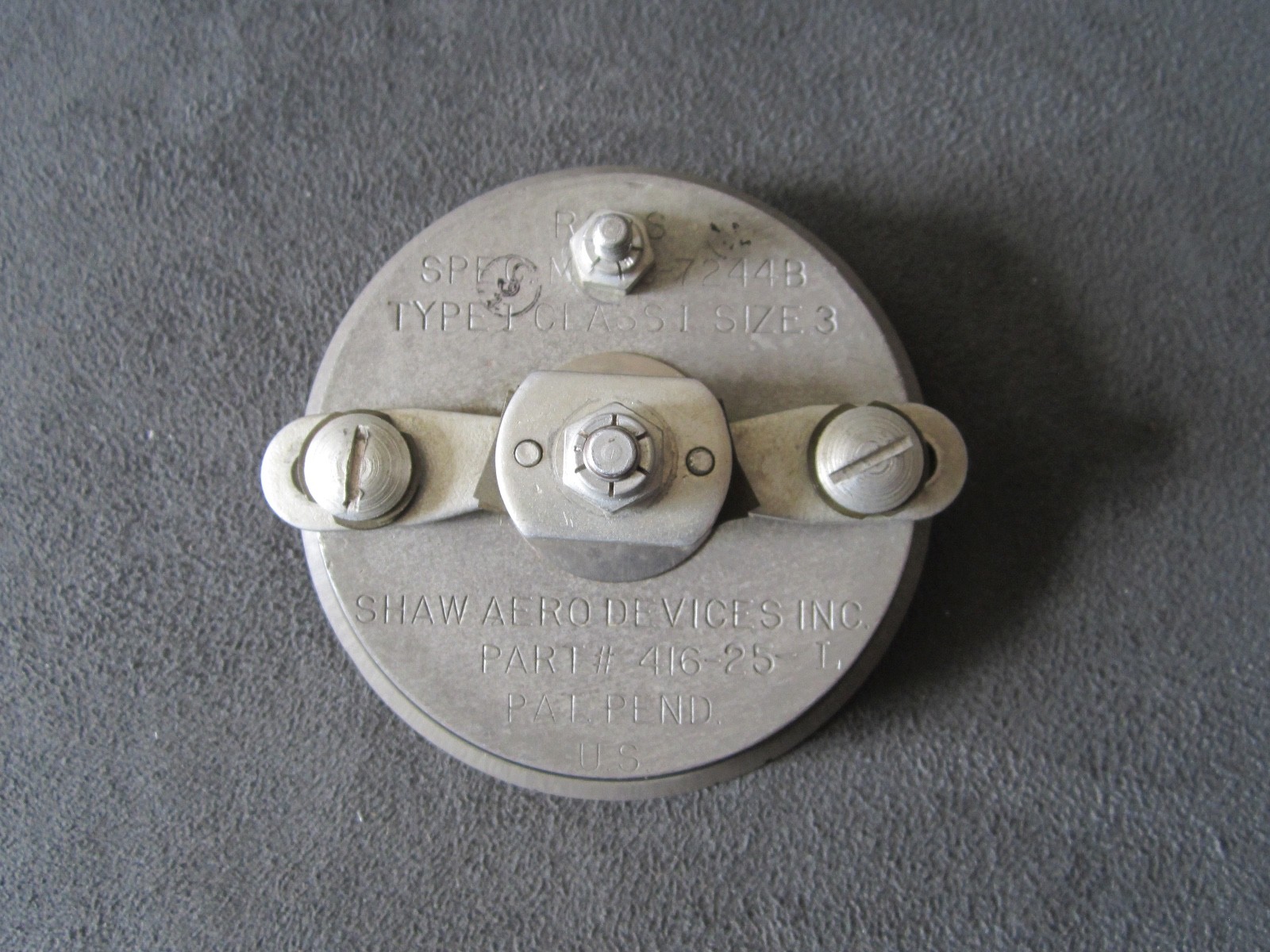 Shaw Aero Aircraft Fuel Cap, P/N 416-25-L, Beech Bonanza, New Surplus ...