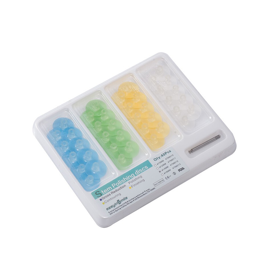 Easyinsmile Dental Composite Finishing Polishing Disc Stem Kit 40 Pcs ...