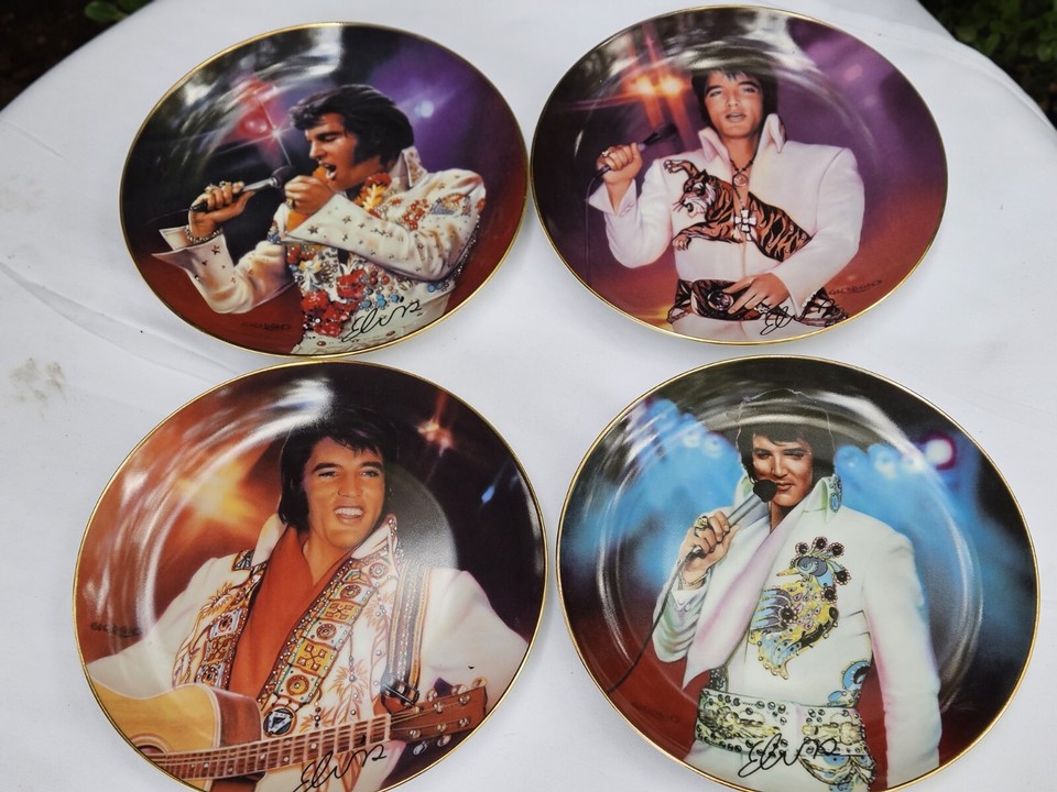 Elvis Presley Collectors Plates "Remembering Elvis" From The Bradford ...