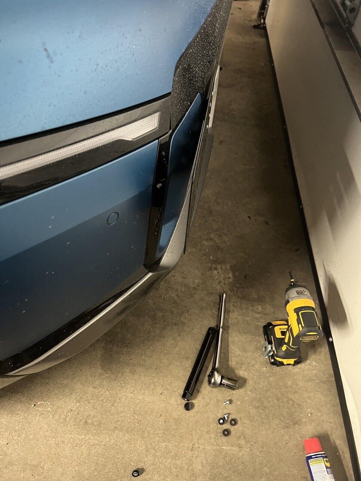 Front Bumper Mount Tow Hook License Plate Tag Bracket Kit For KIA EV9 ...