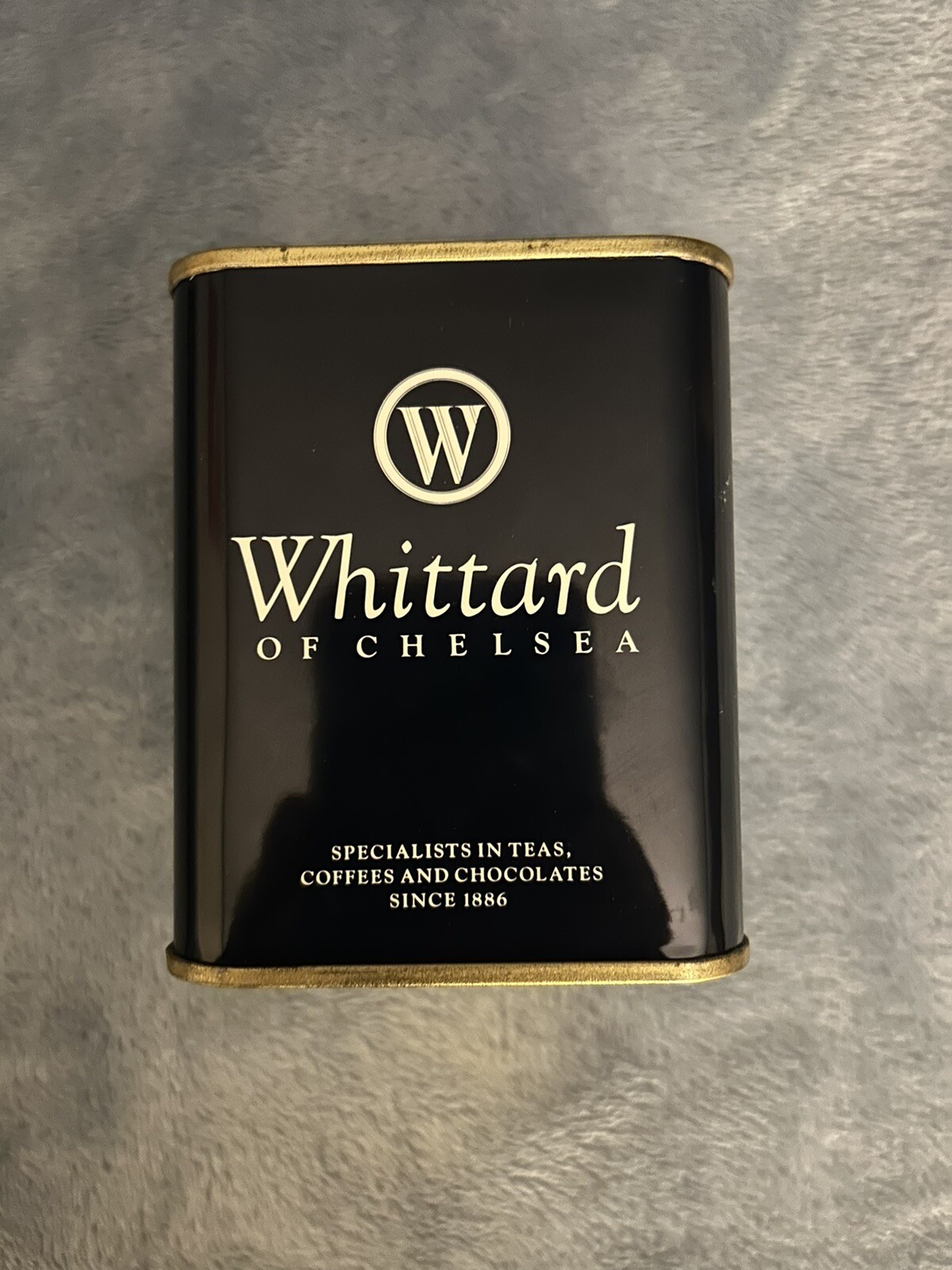 WHITTARD OF CHELSEA FATHERS TEA EMPTY TIN 4 1/2 OZ.125G LOOKS IN GOOD ...