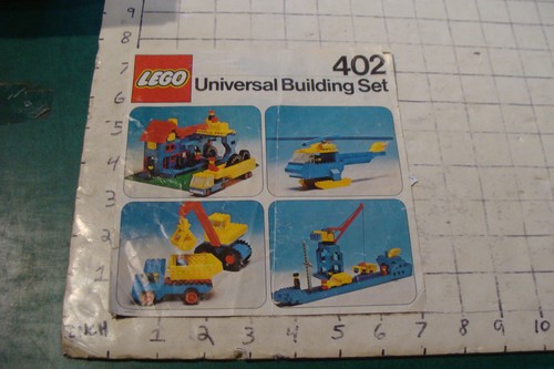 vintage LEGO paper: set 402 Universal Building Set as shown | eBay