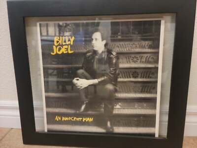 Framed Billy Joel "Innocent Man" Album Cover. 1983. Full Album Cover ...