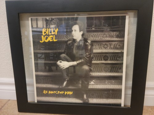 Framed Billy Joel "Innocent Man" Album Cover. 1983. Full Album Cover ...