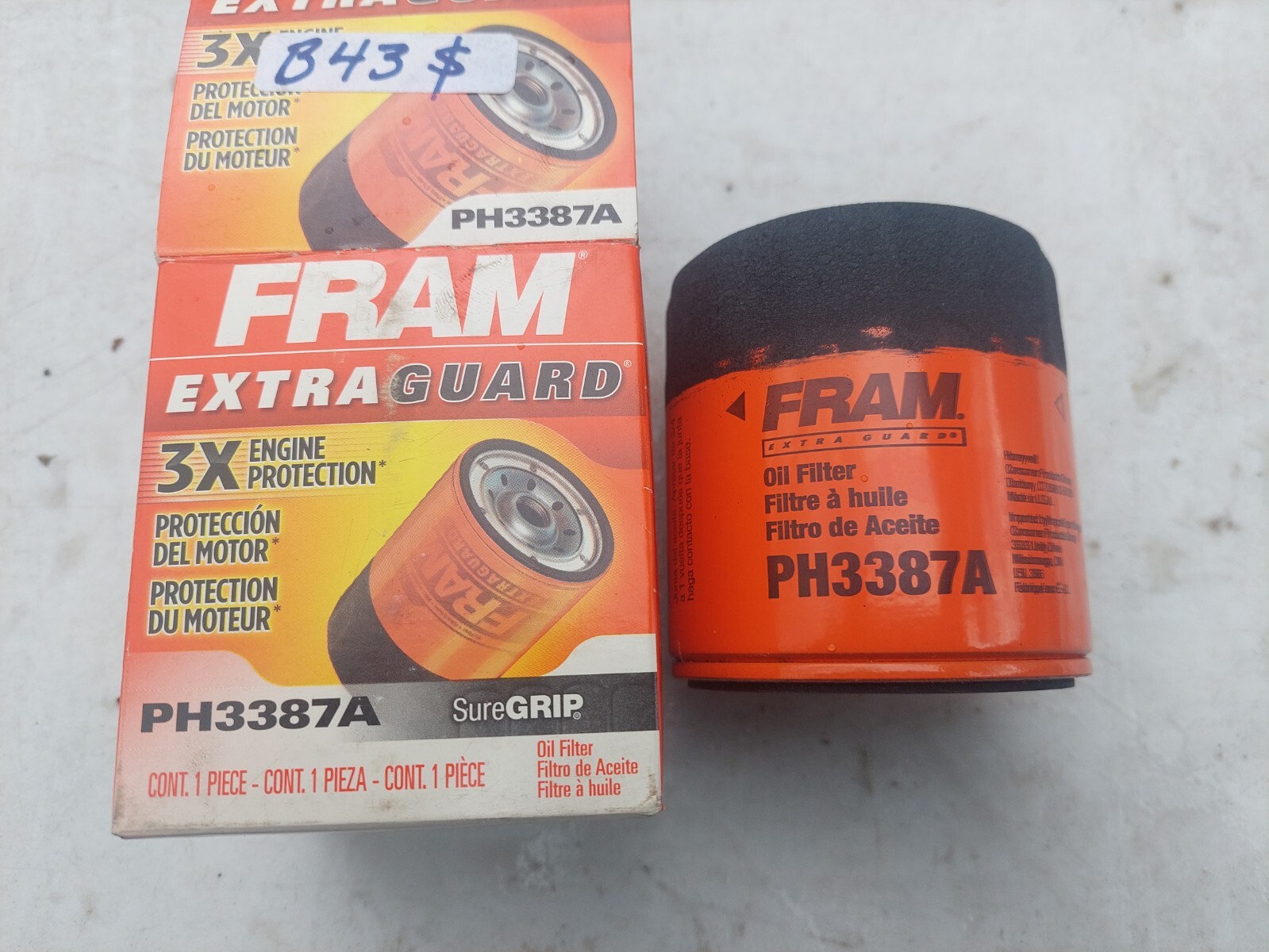 Fram PH3387A - cross reference oil filters | oilfilter-crossreference.com