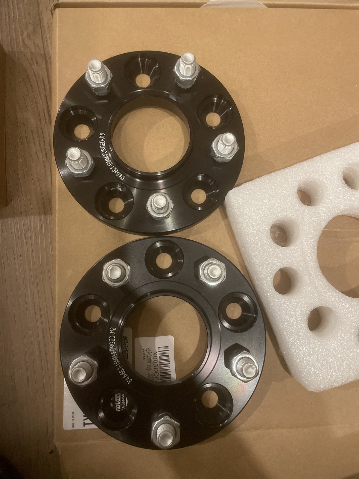2 KSP Wheel Spacers 5X4.5-66.1-H1 Forged J48 New open box | eBay
