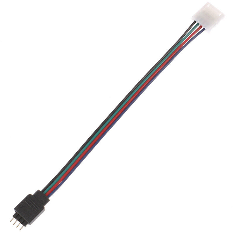 15cm 5050 RGB 4 pin LED Strip Light connectors Strip to Power Adaptor ...