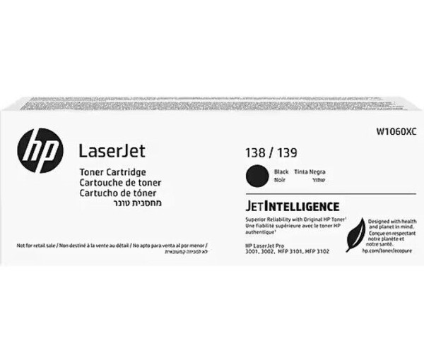 HP 138 139 W1060XC Black Toner For Laserjet 3001/ 3002 - Black (W1060XC ...