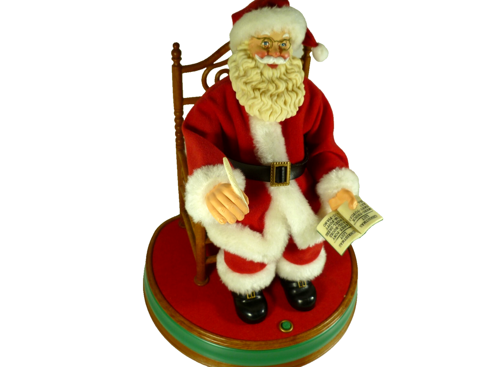 VTG Telco Motionettes Talking Stand Up Santa Animated Christmas Figure ...