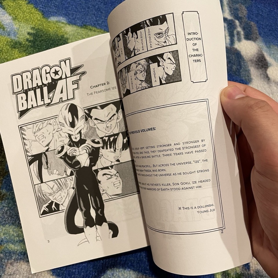 Dragon Ball AF Manga Volume 2 ENGLISH YoungJijii Rare OOP DBZ | eBay
