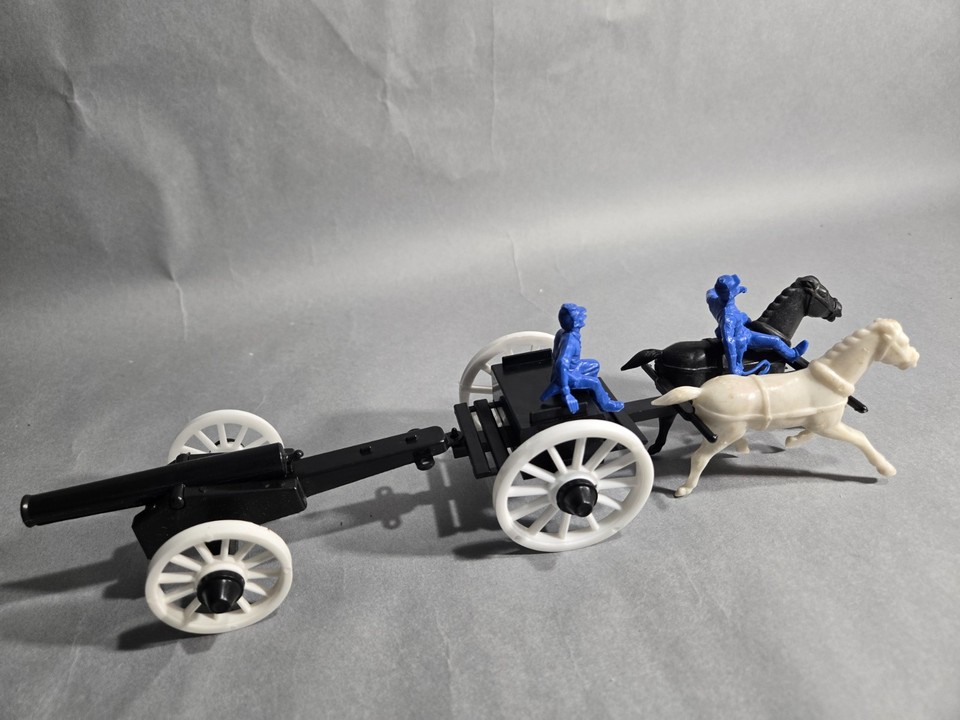 MARX compatible reissued Payton Civil War Blue & Gray artillery | eBay
