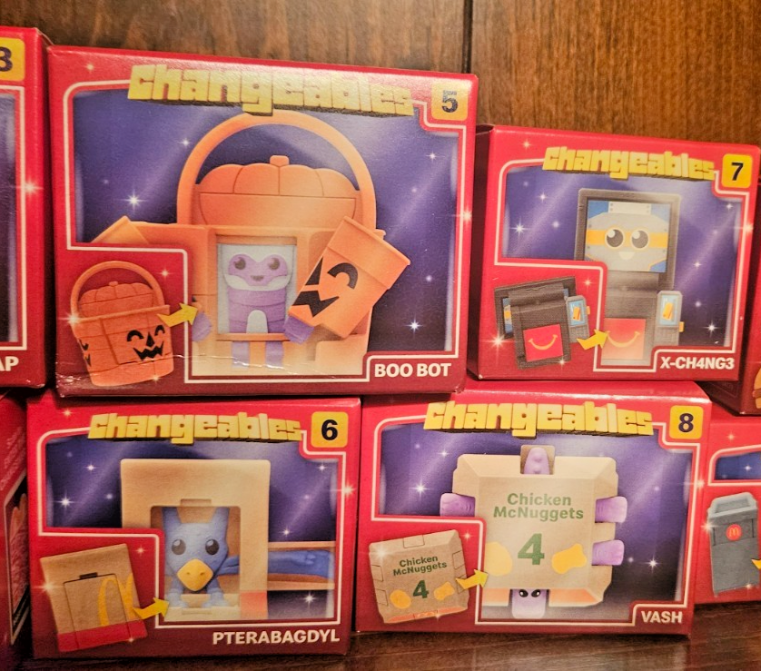 2026 McDonald's Happy Meal Changeables Complete Set Of 16 Toys | eBay