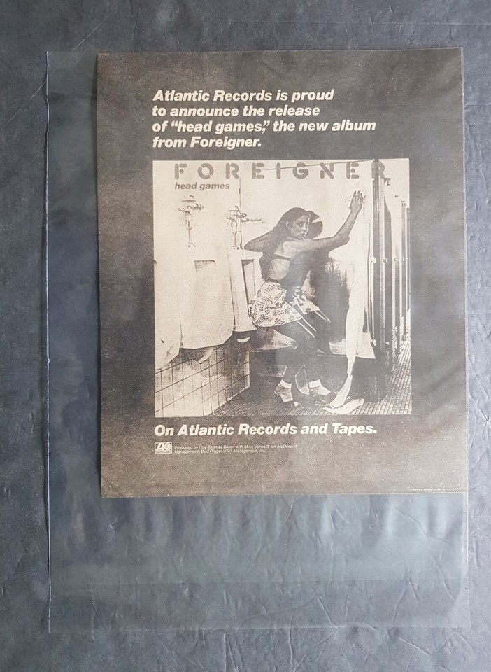 Foreigner Head Games Album Promo Print Advertisement Vintage 1979 | eBay
