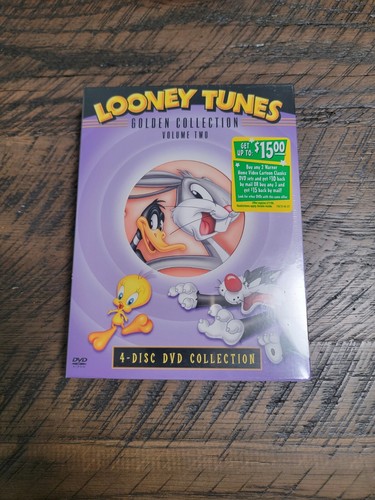 Looney Tunes Golden Collection Vol. 2, 4 Disc DVD Set, 320 Minutes NEW ...