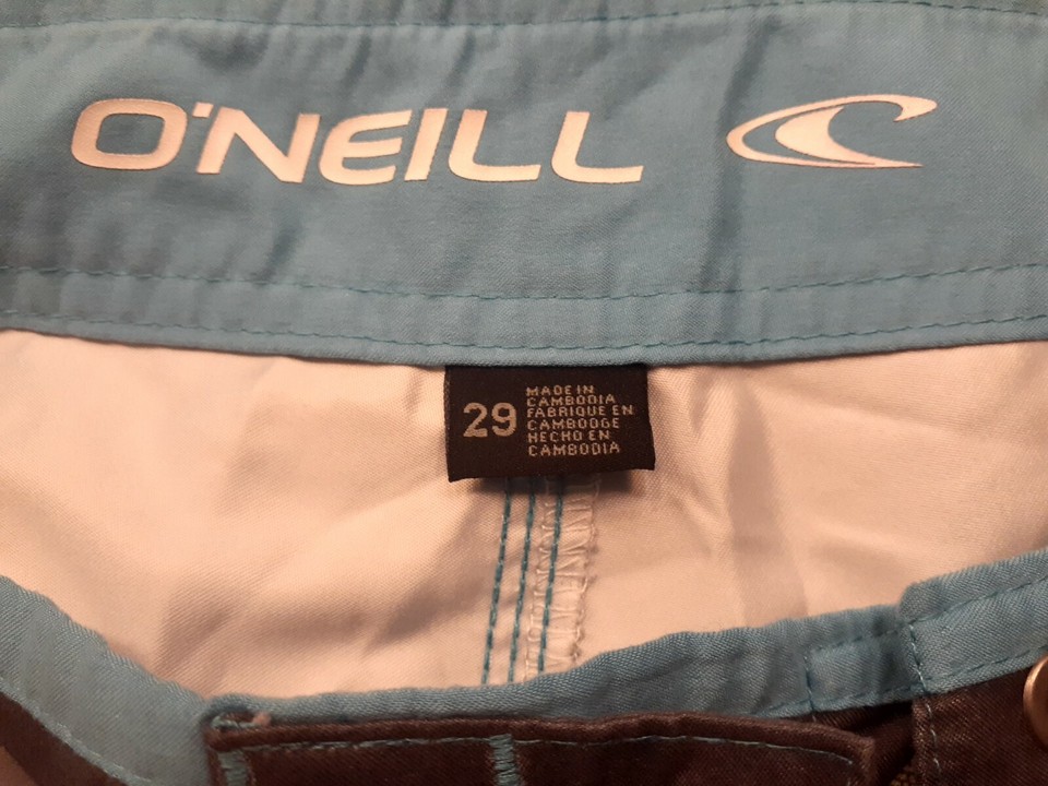 O'Neil; Men's Board Shorts Multicolored Striped Measures 29W/10L | eBay