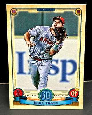 Mike Trout 2019 Topps Gypsy Queen Bazooka Back SSP Card #1 Angels | eBay