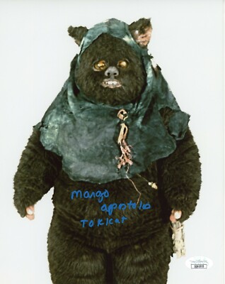 MARGO APOSTOLOS Hand-Signed "Star Wars TOKKAT EWOK" 8X10 Photo ...