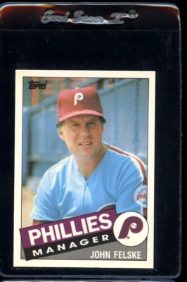 1985 TOPPS TRADED TIFFANY #33T JOHN FELSKE PHILADELPHIA PHILLIES | eBay