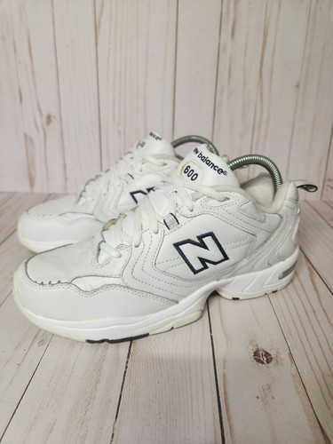New Balance 600 Shoes Womans 8.5 White Athleisure Walking Low Top ...