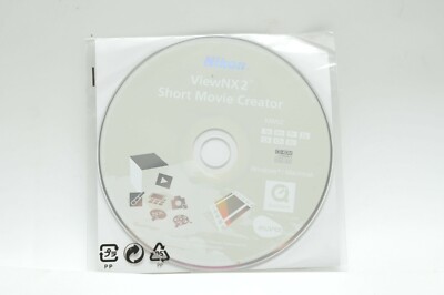 Nikon ViewNX2 View NX2 Short Movie Creator CD software | eBay