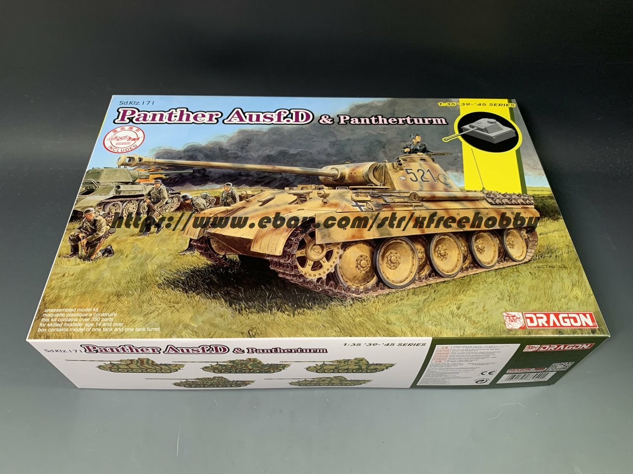 DRAGON 6940 1/35 Sd.Kfz.171 Panther Ausf.D & Pantherturm 89195869401| eBay