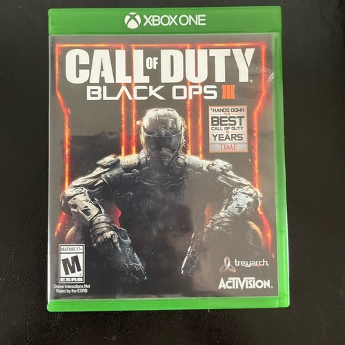 Call of Duty Black Ops III XBOX One Treyarch Activision Video Game ...