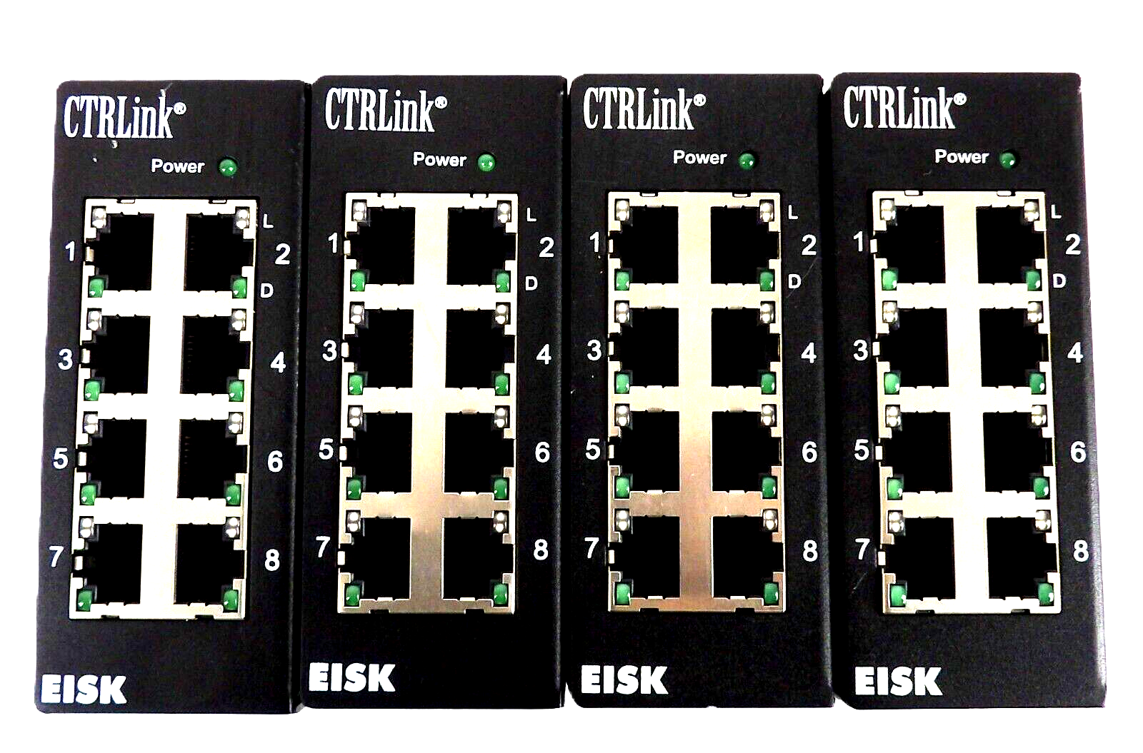 Contemporary Controls EISK8-100T 8-Port Switch Skorpion-8 Lot of 4 ...