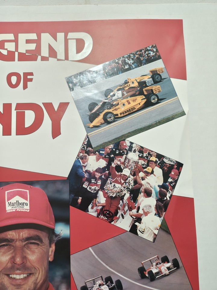 RICK MEARS SIGNED AUTOGRAPHED LEGENDS OF INDY POSTER | eBay